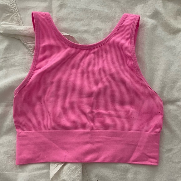 Colsie | Tops | Hot Pink Ribbed Tank | Poshmark